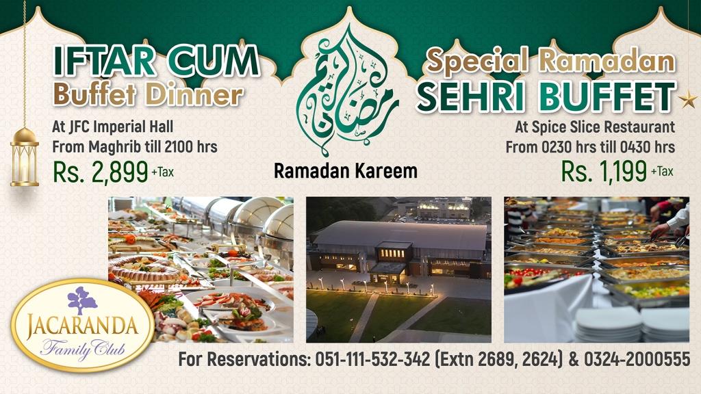 Jacaranda Family Club DHA Islamabad | Banquets / Guest Rooms ...